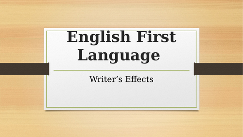 Cambridge English First Language Paper 2 SoW | Teaching Resources