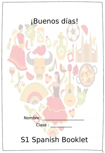 S1 Spanish Booklet & PPT (Numbers, Name, Age) | Teaching Resources