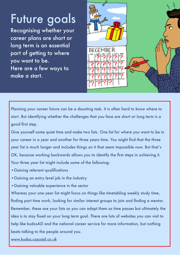 Future Goals | Teaching Resources