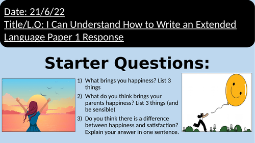 Descriptive Writing Lesson (5 Senses) | Teaching Resources