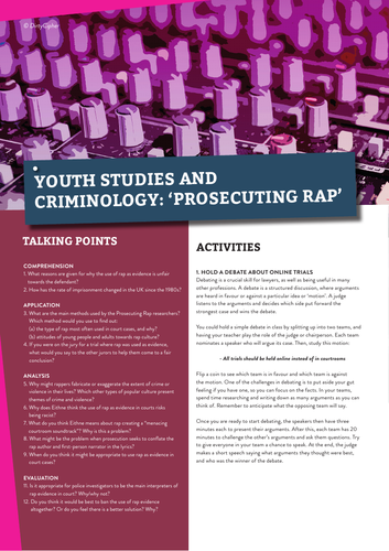 Prosecuting rap: can we get racial discrimination out of the courtroom ...