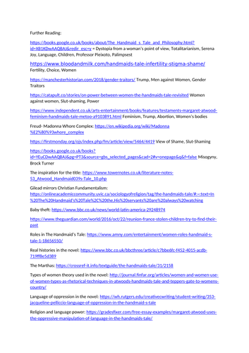 The Handmaid's Tale Bundle | Teaching Resources