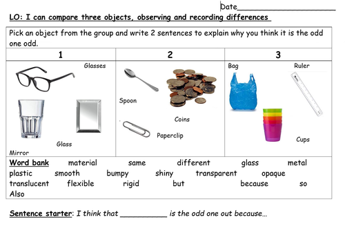 Year 2 - Science - Everyday Materials - 7 Lessons - DT Links | Teaching ...