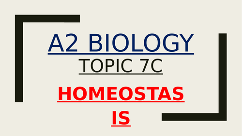 BUNDLE of 5 PP for Edexcel A2 Biology Topic 7 | Teaching Resources