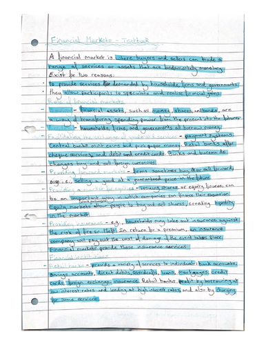 Edexcel A-level Economics A Revision Notes | Teaching Resources