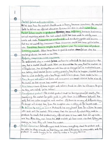 Edexcel A-level Economics A Revision Notes | Teaching Resources