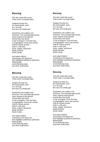 KS3 World Poetry SOW | Teaching Resources