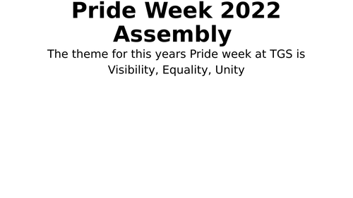 Pride month resources | Teaching Resources