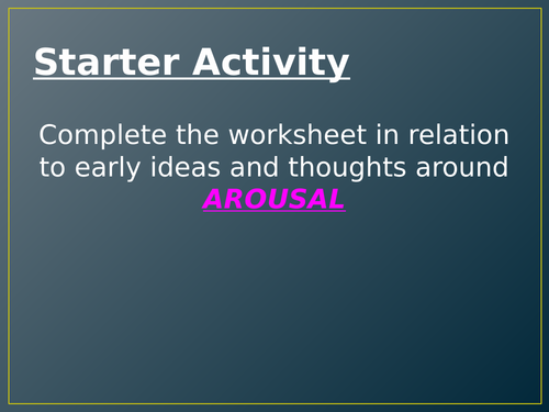 Unit 3: Applied Sport and Exercise Psychology- BTEC National Sport and ...