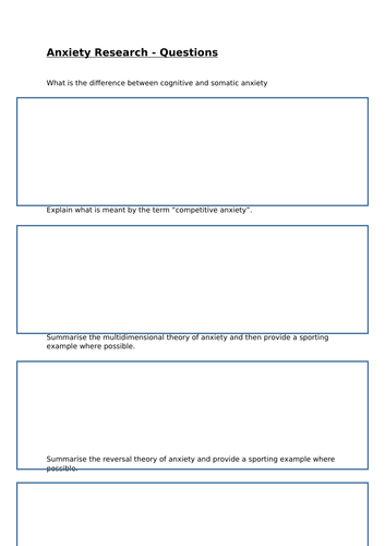 Unit 3: Applied Sport and Exercise Psychology- BTEC National Sport and ...