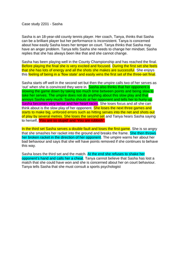 Unit 3: Applied Sport and Exercise Psychology- BTEC National Sport and ...