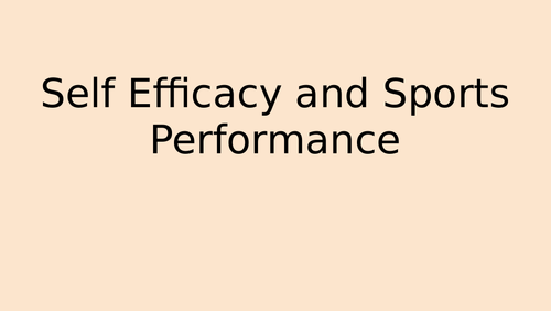 Unit 3: Applied Sport and Exercise Psychology- BTEC National Sport and ...