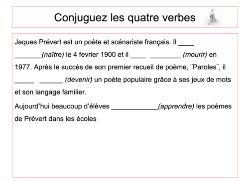 Jacques Prévert : ¨Déjeuner du matin¨ | Teaching Resources