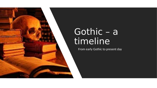 A Gothic timeline & associated PowerPoints | Teaching Resources