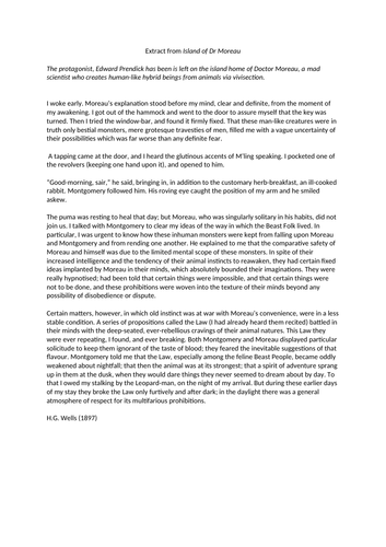 Gothic context PowerPoint & passage (OCR) | Teaching Resources