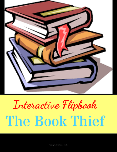 The Book Thief Flip book Study Guide | Teaching Resources