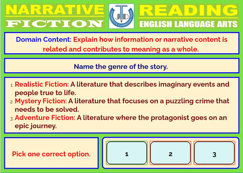 READING NARRATIVE FICTION - SHORT STORY - 87 BOOM CARDS | Teaching ...