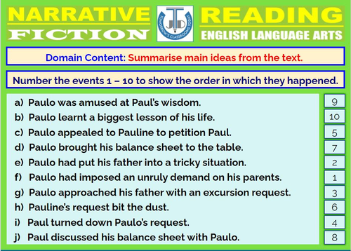 READING NARRATIVE FICTION - SHORT STORY - 87 BOOM CARDS | Teaching ...