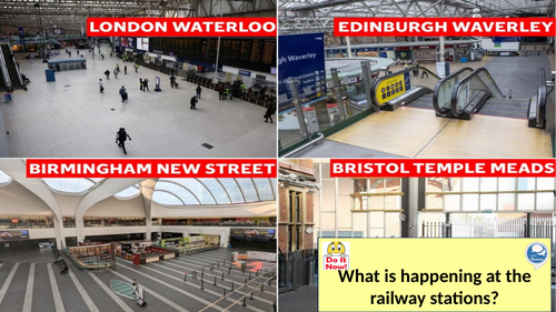 Rail Strikes Tutor Time, Citizenship, Assembly, PSHE, Whole School ...