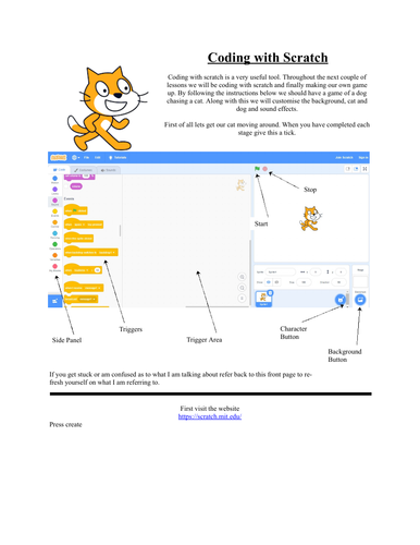 Scratch Lesson 1 | Teaching Resources Scratch Lesson 1 | Teaching Resources