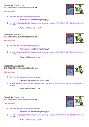 LKS2 8 Week EDITABLE Whole Class Guided Reading Unit Planning and ...