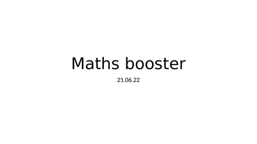 Super maths revision bundle | Teaching Resources