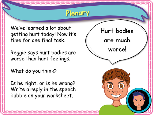 Getting Hurt - KS1 | Teaching Resources