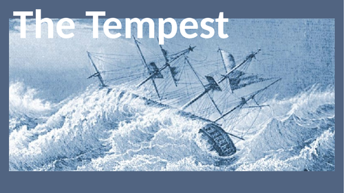 SOW The Tempest Shakespeare | Teaching Resources