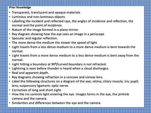 Light - Reflection, Refraction and Lenses - Board Game KS3 | Teaching ...