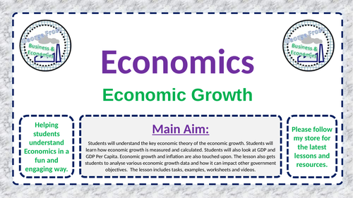 Economic Growth | Teaching Resources