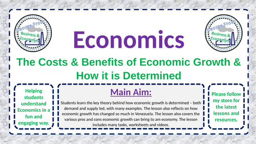 The Costs & Benefits of Economic Growth & How it is Determined ...