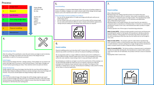 Design And Technology Knowledge Organisers | Teaching Resources