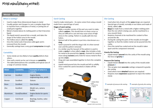 Design And Technology Knowledge Organisers | Teaching Resources