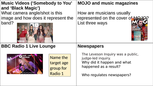 Starter for GCSE OCR Media Studies | Teaching Resources Starter for GCSE OCR Media Studies | Teaching Resources