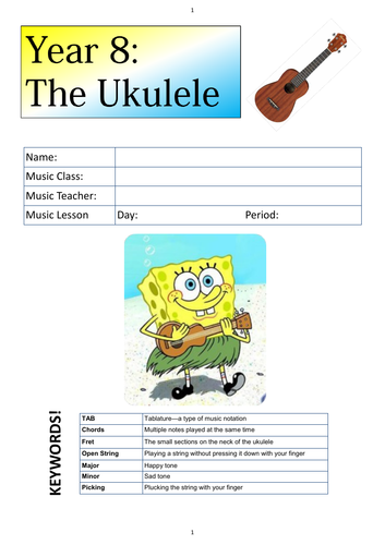Year 8: Ukulele Project | Teaching Resources