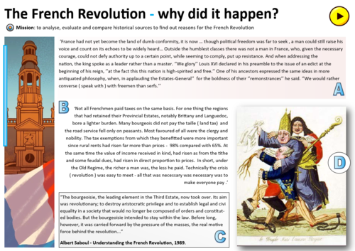 The French Revolution | Teaching Resources