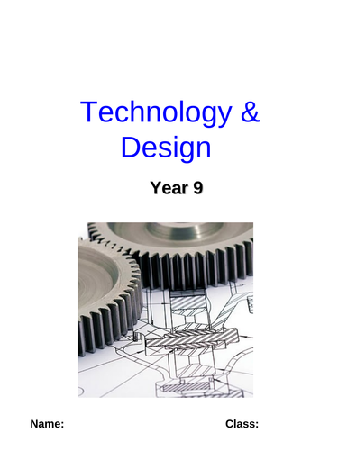 KS3 Year 8 Design & Technology Booklet | Teaching Resources