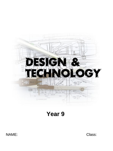 KS3 Year 9 Design & Technology booklet | Teaching Resources