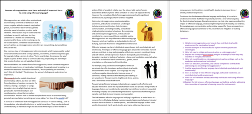 Offensive Language + Bullying | Teaching Resources