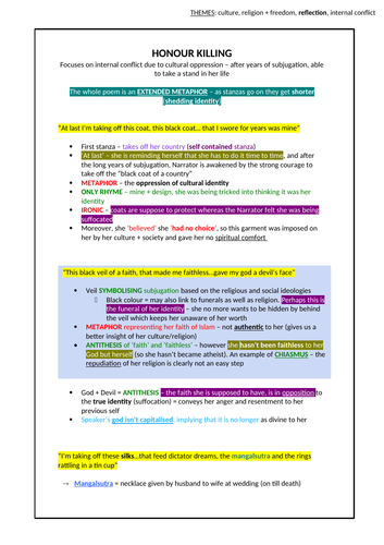 GCSE OCR Poetry Anthology - Power + Conflict | Teaching Resources
