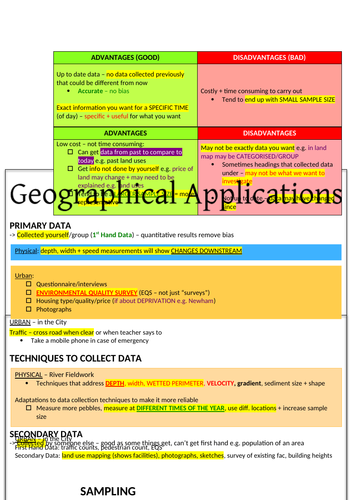GCSE AQA Geography Paper 3 Notes | Teaching Resources GCSE AQA Geography Paper 3 Notes | Teaching Resources