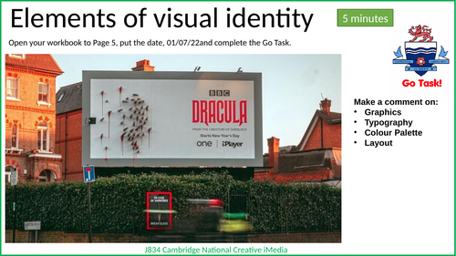 Creative iMedia J834, R094 Topic 1 Resources | Teaching Resources