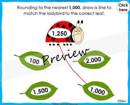 Rounding to the Nearest 1,000 - Year 4 | Teaching Resources