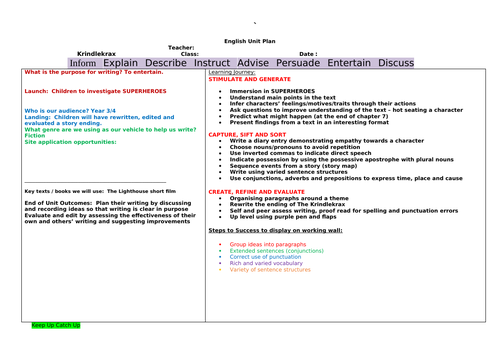 Krindlekrax by Philip Ridley - English Unit | Teaching Resources