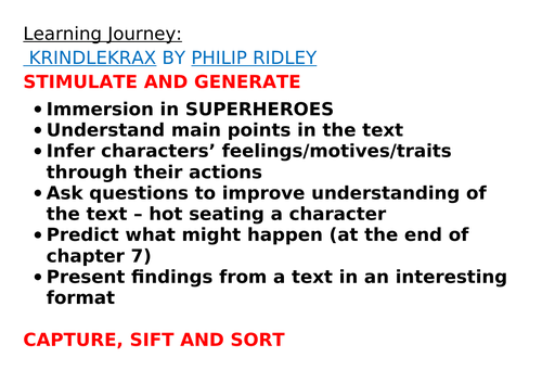 Krindlekrax by Philip Ridley - English Unit | Teaching Resources