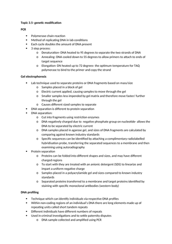 IB biology topic 3- genetics | Teaching Resources