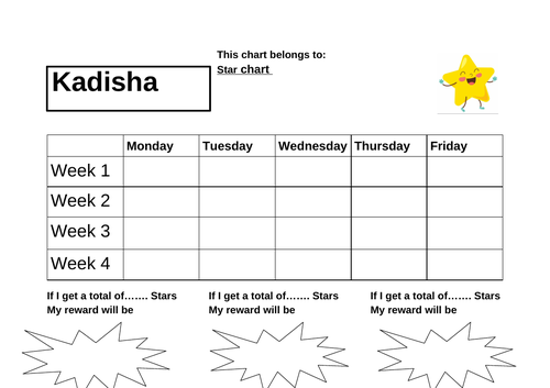 Star Chart | Teaching Resources