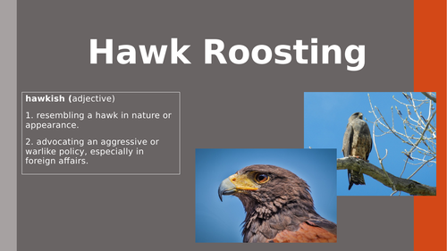 Hawk Roosting unseen poetry lesson | Teaching Resources