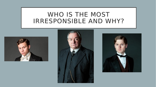 'An Inspector Calls' Act Three resources | Teaching Resources