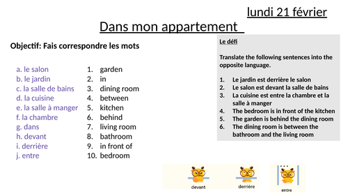 Studio 2 - Chez moi, chez toi (6 lessons) | Teaching Resources